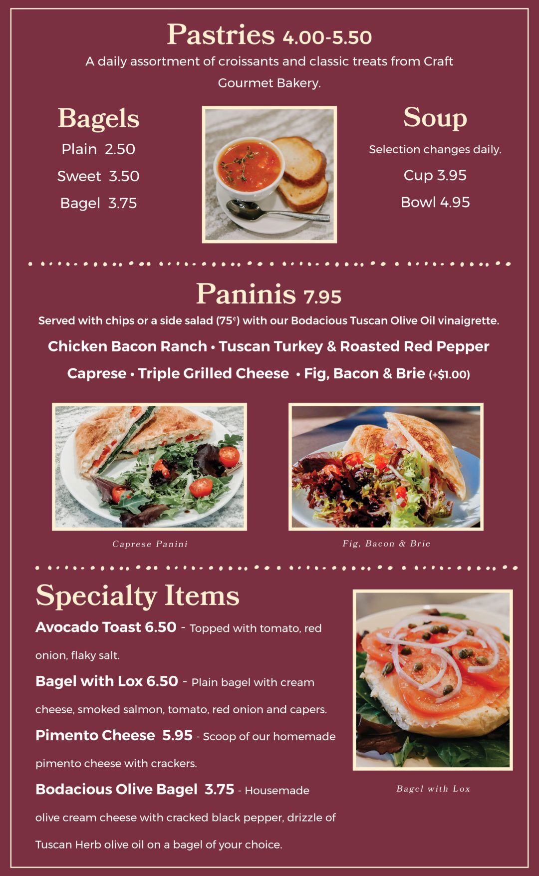 Bodacious Bookstore’s Cafe | Bodacious Bookstore & Cafe